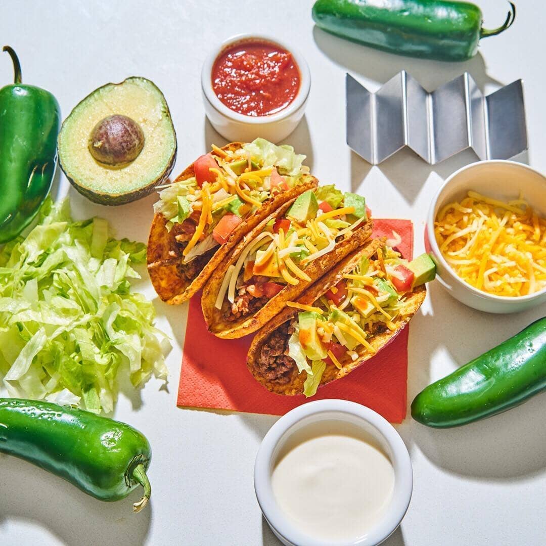 Keto Tacos Recipe | Cauliflower Sandwich Rounds Recipe - Outer Aisle