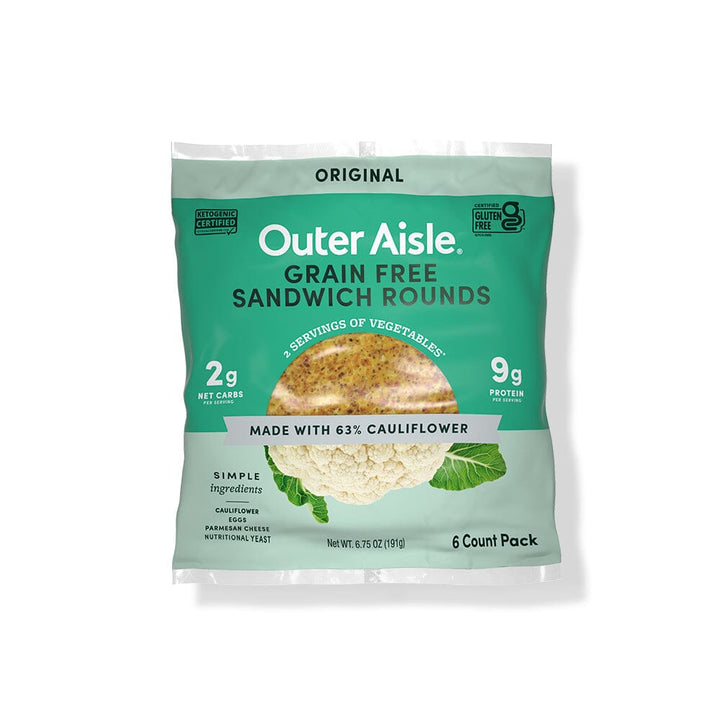 All Outer Aisle Products | Cauliflower Pizza Crust & Sandwich Rounds